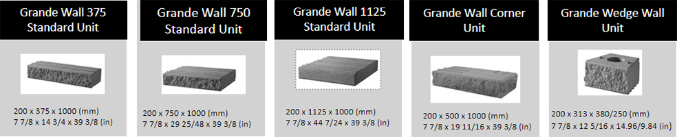 GRANDE WALL - PERMACON - Cambridge Garden Centre